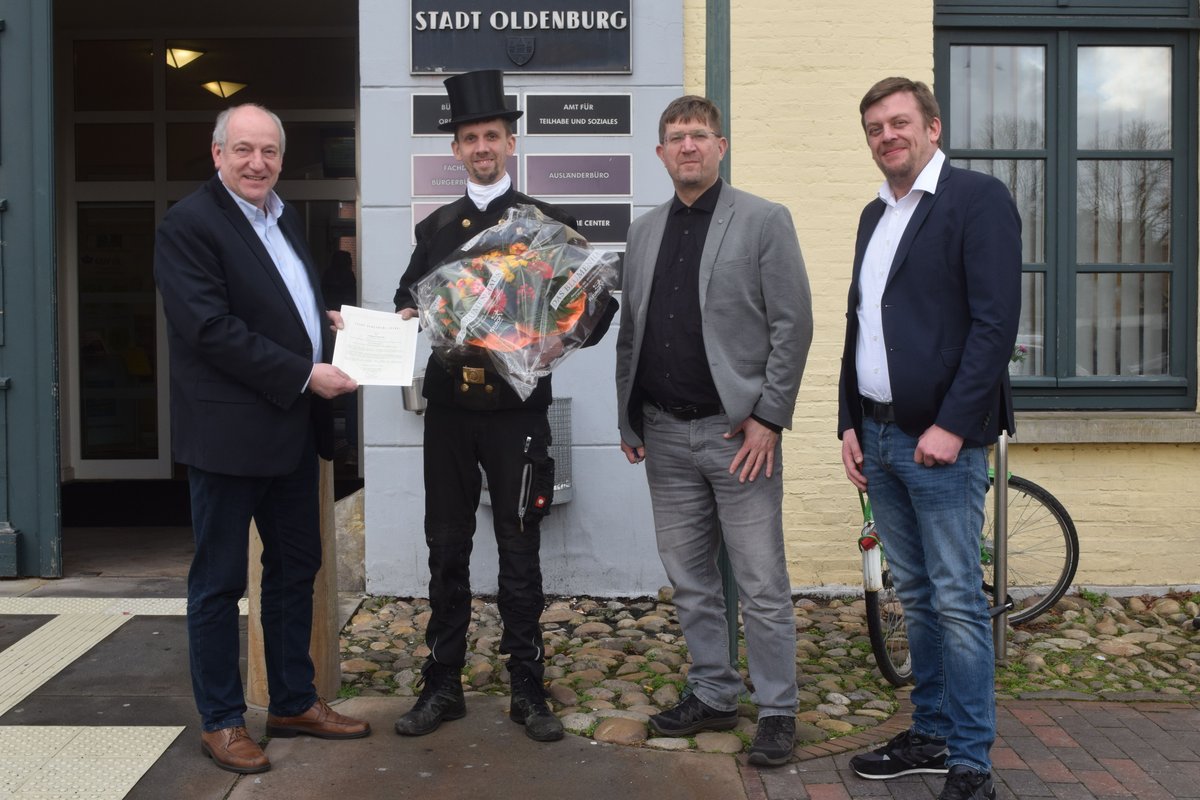 Stadt Oldenburg bestellt Bezirksschornsteinfeger > Stadt Oldenburg